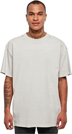 Urban Classics Homme Thé Distressed Surdimensionné T-shirt,Lightasphalte,M