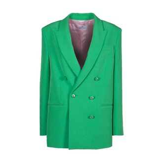 Chiara Ferragni Cady Double Breasted Jacke - - Jackets - Damen - Gr&uuml;n - M