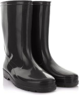 Lemigo Bottes de Pluie Imperm&eacute;ables Pour Femme Chaussures de Jardin Vert Noir IGA 36-42 EU (Noir, Syst&egrave;me Taille Chaussures EU, Adulte, Num&eacute;rique (intervalle