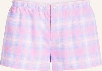 SKIMS Skims Schlafshorts Flannel Aus Flanell rosa