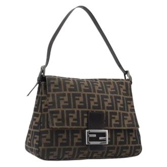 Fendi Pre-owned Zucca Canvas Schultertasche - - Pre-owned - Damen - Braun - ONE SIZE