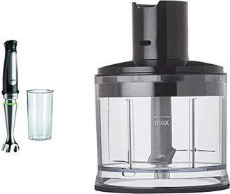 Braun Braun MultiQuick 7 MQ 7000X Stabmixer - Pürierstab mit abnehmbarem edelstahl Mixfuß mit ActiveBlade Technologie, 1000 Watt, schwarz & Braun Zerkleiner
