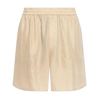 Balmain Homme, Shorts, Beige, Taille: XL Shorts en soie