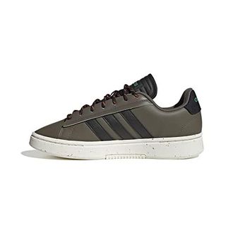 adidas Homme Grand Alpha Baskets, Olive Strata Core Black Court Green, 42 2/3 EU