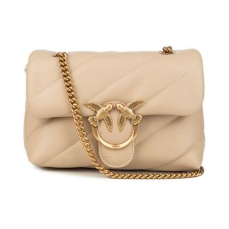 Pinko Pinko, Femme, Sacs, Beige, Taille: ONE Size Mini Love Bag Puff