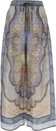 Zimmermann Femme, Pantalons, Multicolore, Taille: 40 FR Wanderlust Relaxed Pant