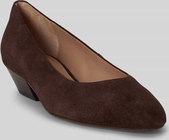 Lauren Ralph Lauren Ballerina aus echtem Leder mit kleinem Cowboy-Absatz
