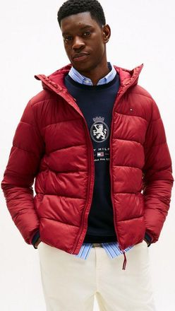 Tommy Hilfiger Steppjacke MID WEIGHT HOODED JACKET Winterjacke, Übergangsjacke