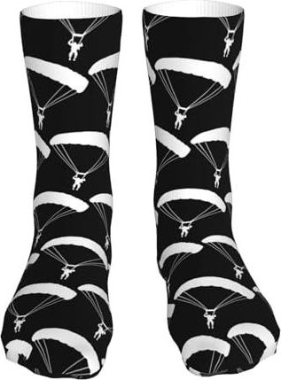 Generic Parachutisme Parachutes Parapente Femme Homme Chaussettes De Sport Poids L&eacute;ger Chaussettes De Tennis Respirant Socquette D&Eacute;quipage Pour Ext&eacute;rieur Cycl