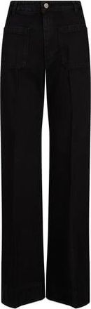 Victoria Beckham Jean wide-leg Alina en denim de coton