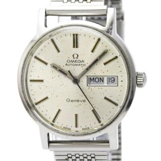 Omega Montre Pre-owned 166.0117 - Homme - Pre-owned - Beige - Taille: ONE Size