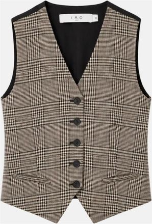 Iro Gilet Kraig - Femme - Vestes - Brun - Taille: 42 FR