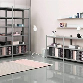 NORMANN COPENHAGEN Trace L&auml;ufer, Wolle, Polyester, blau, 195 x 140 x 4 cm