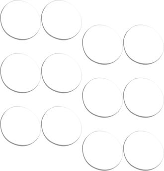 Hemobllo 12 St&uuml;ck Transparente Saugnapf Puffer aus Weichem Pp Glas Tischgleiter Antirutsch Abstandshalter f&uuml;r Lackierte Holzoberfl&auml;chen rutschfeste M&ouml;belgleite