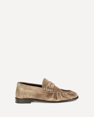 Saint Laurent Le Loafer suede Loafers Female 37.5