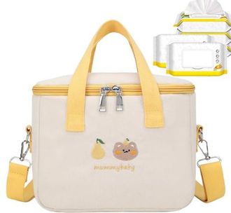 Generic Sac &agrave; couches - Distributeur de couches pour b&eacute;b&eacute;s, sac &agrave; couches pour b&eacute;b&eacute;s | Sac &agrave; couches modernes avec compartiments de couche isolante, sac pour 