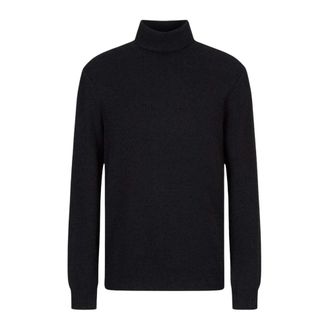 A|X Armani Exchange Schwarzer Sweatshirt Noos Stilvolle Saison - - Knitwear - Herren - Schwarzk - XL