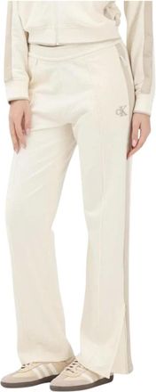 Calvin Klein Jeans Femme, Pantalons, Beige, Taille: 42 FR Pantalon de surv&ecirc;tement Sportif
