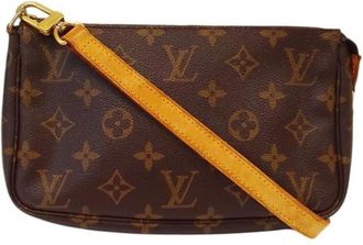 Louis Vuitton Pre-owned Pochette Accessoires Monogram Sac Bandouli&egrave;re - Femme - Pre-owned - Brun - Taille: ONE Size