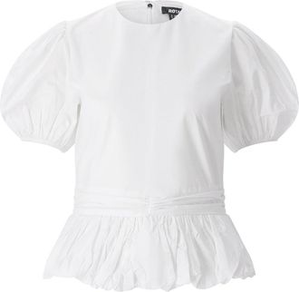 Rotate Blusenshirt mit Puff&auml;rmeln