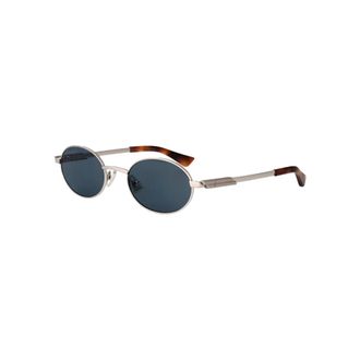 Bottega Veneta Oval Sonnenbrille - - Accessories - unisex - Grau - 52 MM