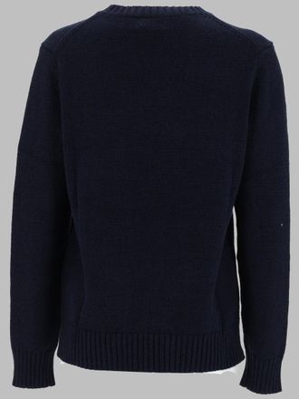 Polo Ralph Lauren Cotton-Linen Knit Sweater - Blue
