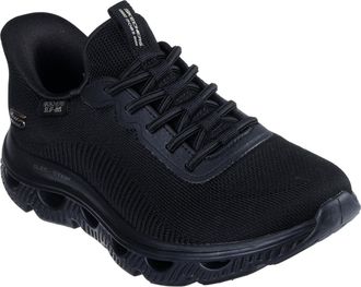 Skechers Glide Step Arc Waves Slip-In-Sneaker f&uuml;r Damen, Schwarz/Schwarz, 37.5 EU
