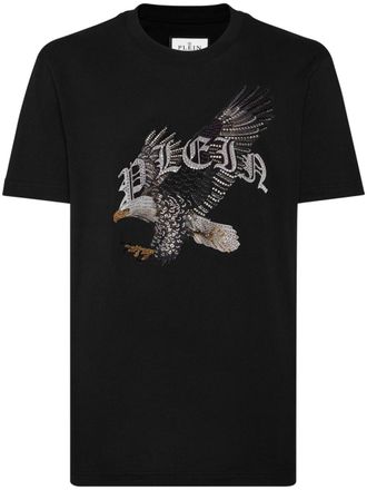Philipp Plein t-shirt à imprimé SS Eagle - Noir
