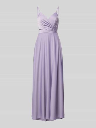 Laona Abendkleid aus Satin mit Raffungen