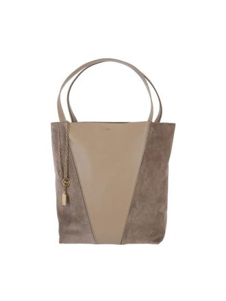 Chlo&eacute; Shopper & Totes - Spin Tote Bag, In Brown Hammered Leather - Gr. unisize - in Braun - f&uuml;r Damen