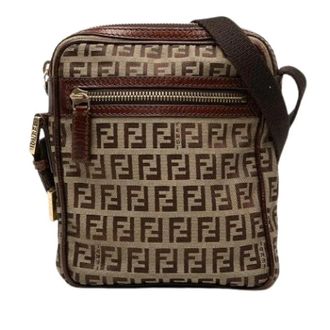Fendi Pre-owned Canvas Crossbody Bag - - Pre-owned - Damen - Beige - ONE SIZE