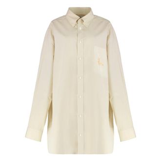 Vivienne Westwood Oversized Baumwollhemd - - Blouses & Shirts - Damen - Beige - M