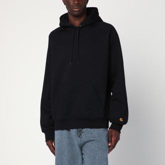 Carhartt Work in Progress Hooded Chase Sweatshirt Black/Gold