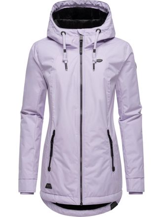 Ragwear Damen warme Winterjacke kurz wasserdicht mit Kapuze Zuzka Winter Lavender24 Gr. XXL
