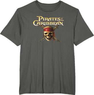 Disney Pirates of the Caribbean Skull and Swords Logo T-Shirt