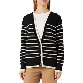 Soyaconcept Soyaconcept Womens SC-Julia 1 Damen Strickjacke, Schwarz Kombi, X-Large