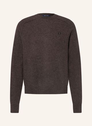 Fred Perry Pullover Aus Merinowolle braun