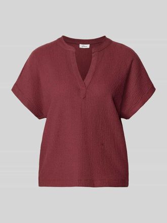 s.Oliver Red Label Regular Fit T-Shirt in Crinkle-Optik