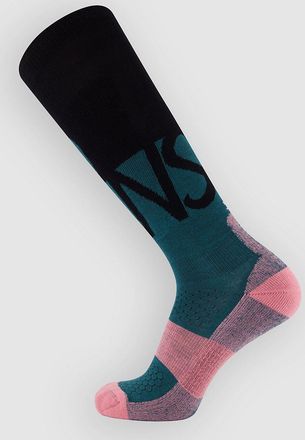 Mons Royale Ultra Cushion Merino Snow Funktionssocken black