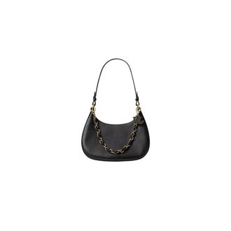 Ralph Lauren Marcy Medium Leder Umh&auml;ngetasche - - Bags - Damen - Schwarzk - ONE SIZE