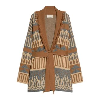 Pennyblack Pbbarmonioso Cardigan - - Knitwear - Damen - Braun - M