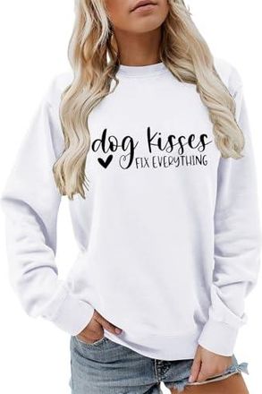 Generic Pull Femme Sweatshirts Manches Longues Automne Puli Hauts Blouse Tunique Femmes Sweats &agrave; Capuche Tendance Hauts &agrave; Manches Longues Automne Hiver Tenues