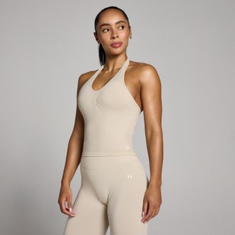 MyProtein D&eacute;bardeur sans coutures Tempo MP col licou femme - Sable du d&eacute;sert - XS