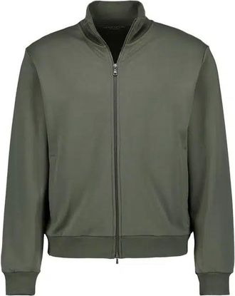 Juvia Herren Sweatjacke gr&uuml;n unifarben