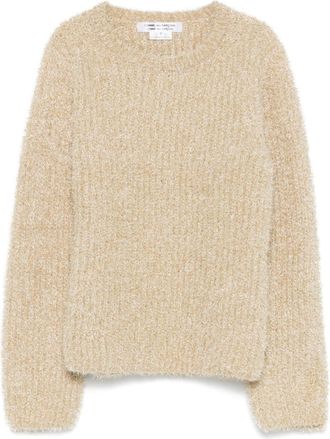 Comme Des Garçons Pullover aus Lurex - Gold