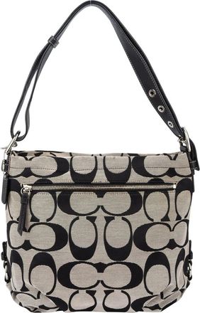 Coach Crossbody Bags - Coach Big Monogram Shoulder Bag - Gr. unisize - in Schwarz - für Damen
