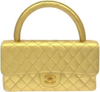 Chanel Sac &agrave; main vintage Pre-owned - Femme - Pre-owned - Jaune - Taille: ONE Size