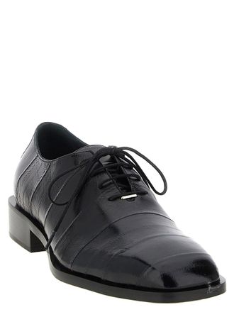 Giuseppe Zanotti Lace-Up Flat - Black