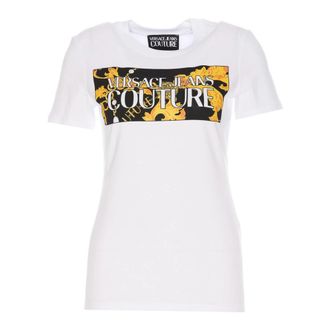 Versace Jeans Couture T-Shirts und Polos - - Tops - Damen - Wei&szlig; - 2XS