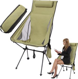 Generic Campingstuhl Faltbarer Tragbarer Campingstuhl Robuster Regisseurstuhl Faltbarer Campingstuhl Leichter Freizeithocker für Erwachsene Kunststudenten